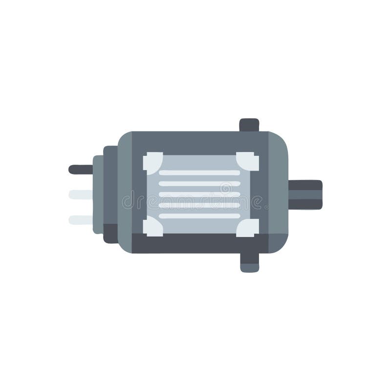 Efficient DC Brushless Motor Icon for Robotics Stock Illustration ...