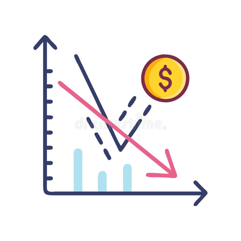 Key Break Even Point Icon stock vector. Illustration of aspirations ...