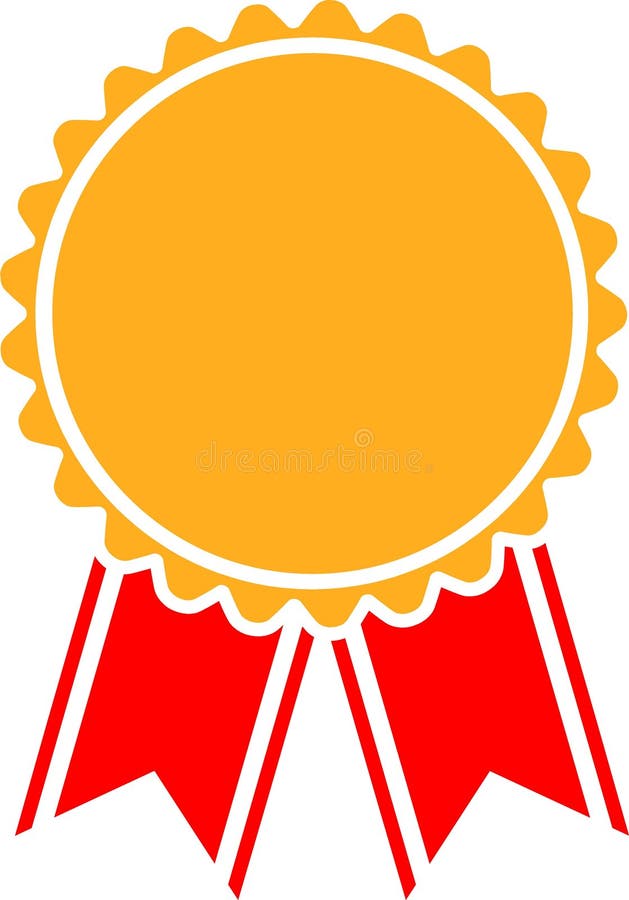 Icon Illustration Badge Certificate Stock Illustration - Illustration ...