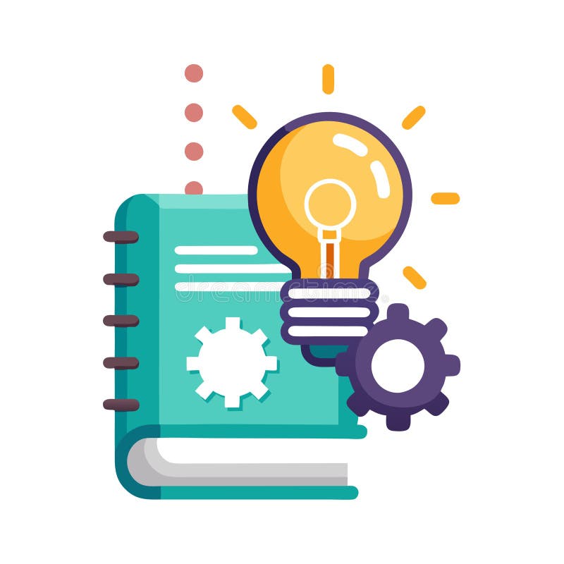 Book with Lightbulb and Gears: Creative Problem Solving and Knowledge ...