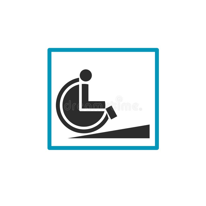 Wheelchair Ramp Icon Stock Illustrations – 580 Wheelchair Ramp Icon ...