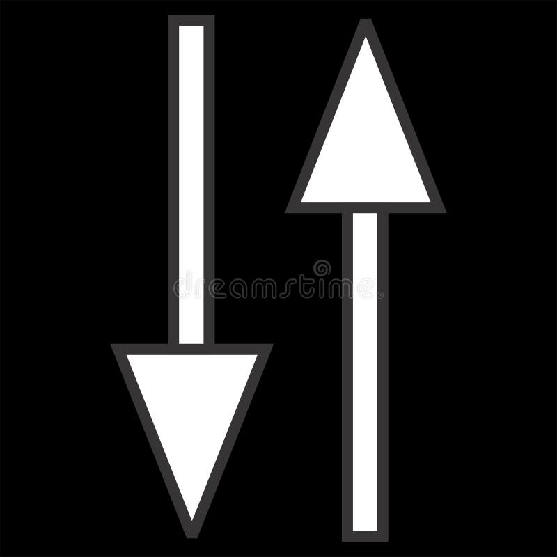 Icon Image Illustration, in Black and White, on a Black Background. Can ...