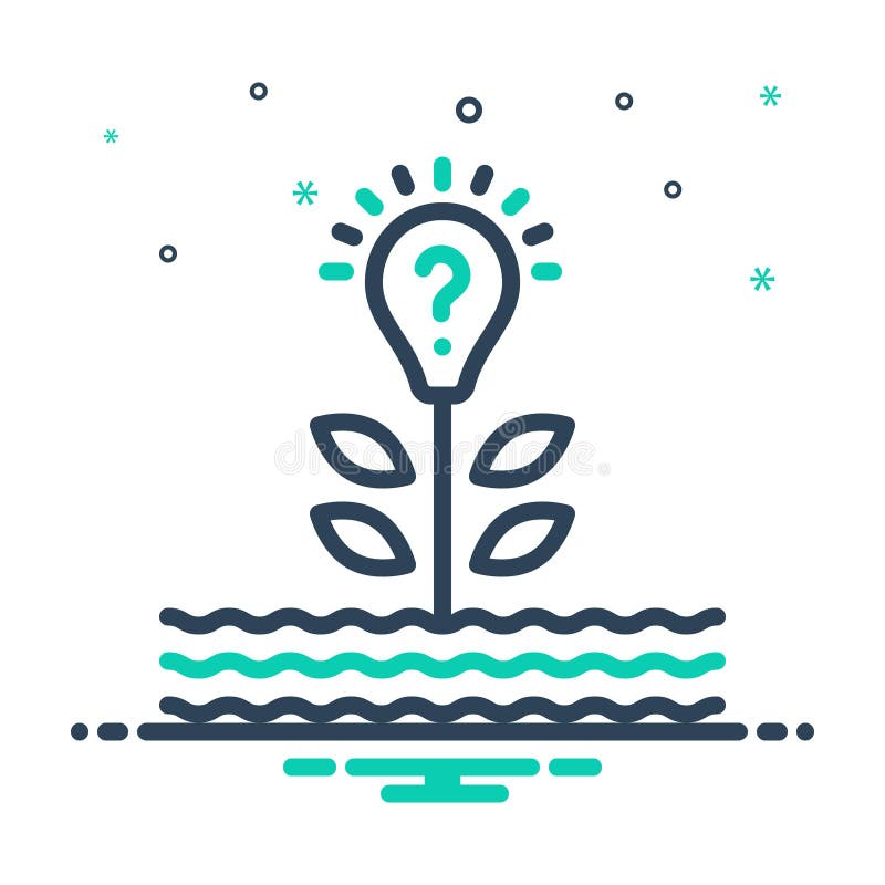 Mix Icon for Imagine, Envision and Speculate Stock Vector ...