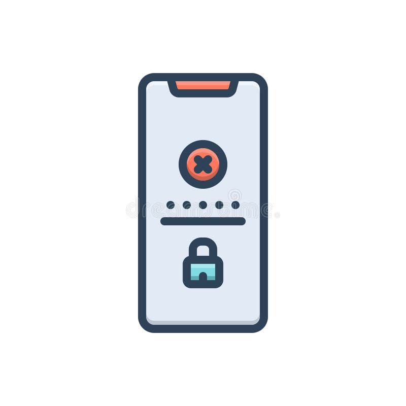 Color Illustration Icon for Incorrect, Wrong and Error Stock ...