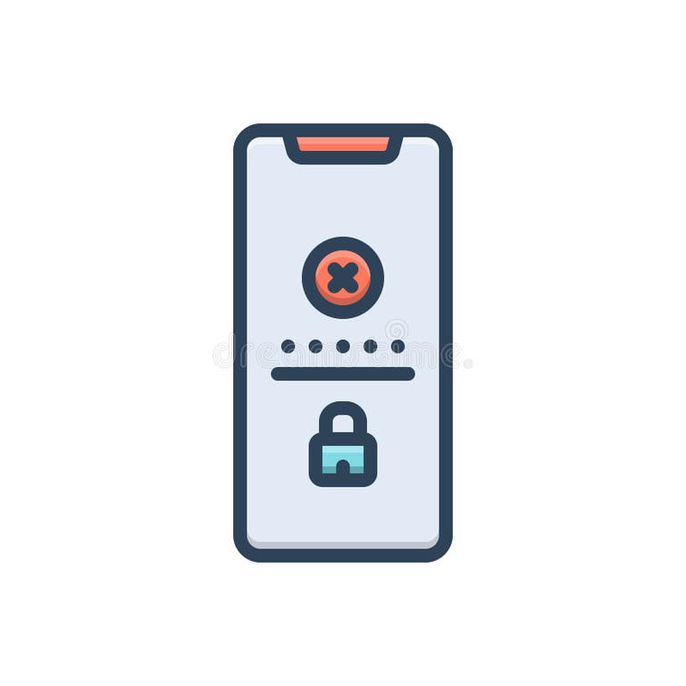 Color Illustration Icon for Incorrect, Wrong and Error Stock ...