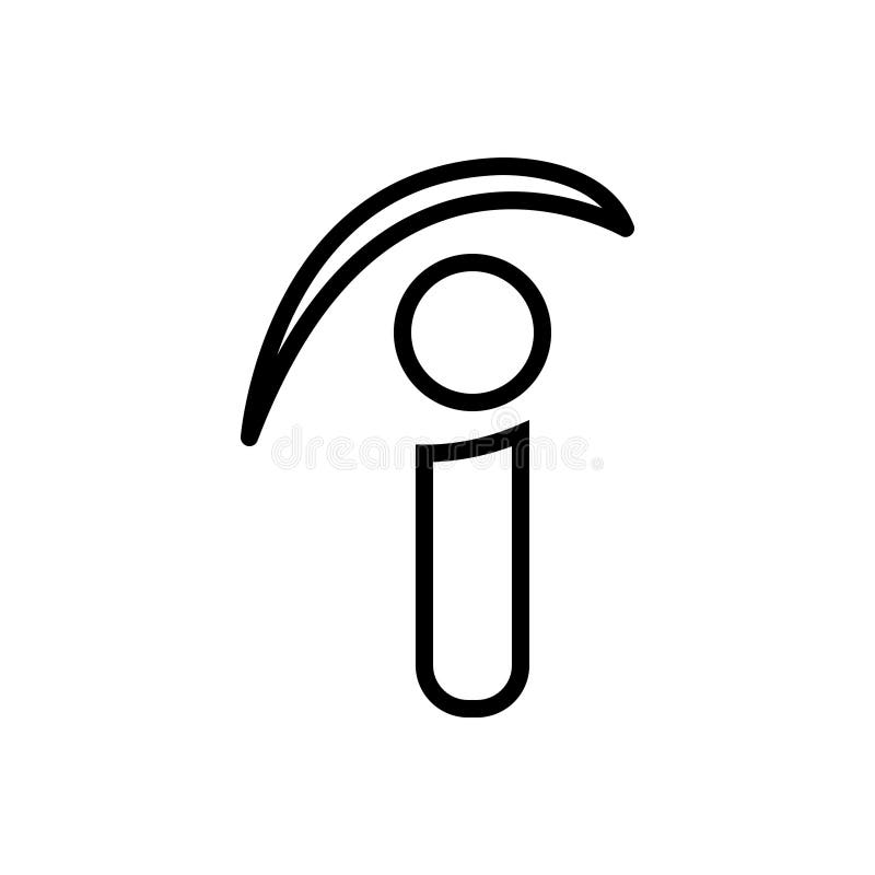 Black Line Icon for Indeed, really and Virtually Stock Vector ...