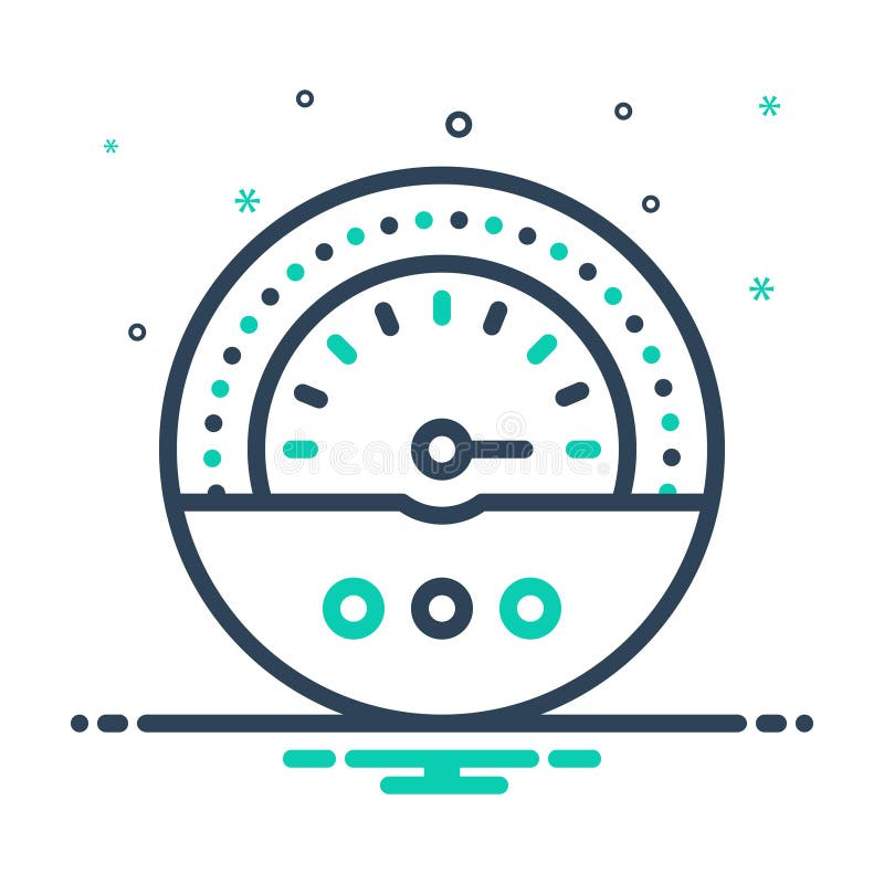 Mix Icon for Indicating, Pointing and Dashboard Stock Vector ...