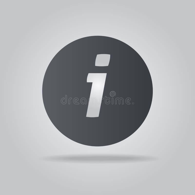 Icon info stock vector. Illustration of symbol, style - 38226524