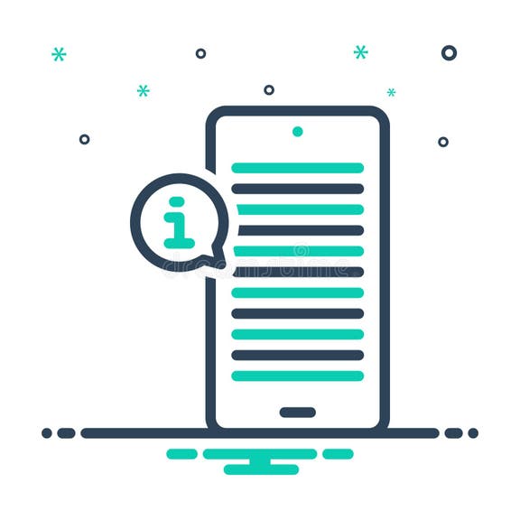 Mix Icon for Informational, Descriptive and Details Stock Vector ...