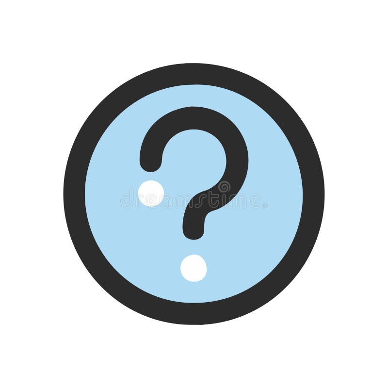 Icon for Inquiry and Questioning Stock Vector - Illustration of ...
