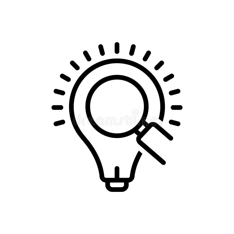 Insight Icon In Transparent Style. Bulb Vector Illustration On Isolated ... Insight Icon In Transparent Style. Bulb Vector Illustration On Isolated ...
