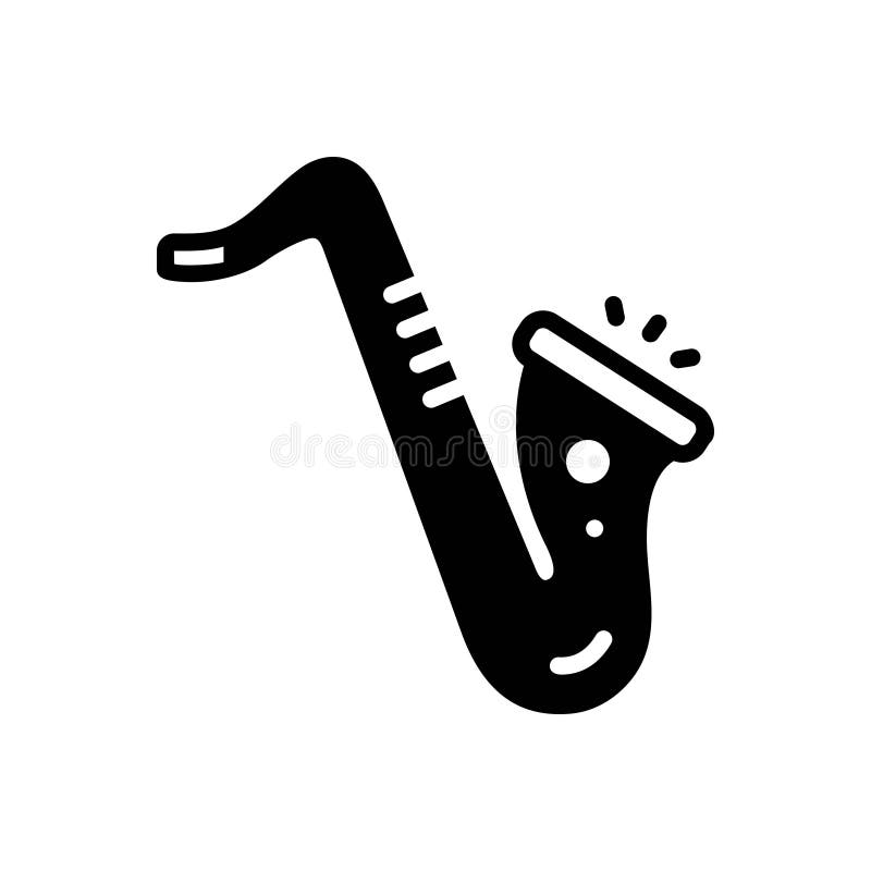 Black Logo Saxophone Solid Stock Illustrations – 96 Black Logo ...