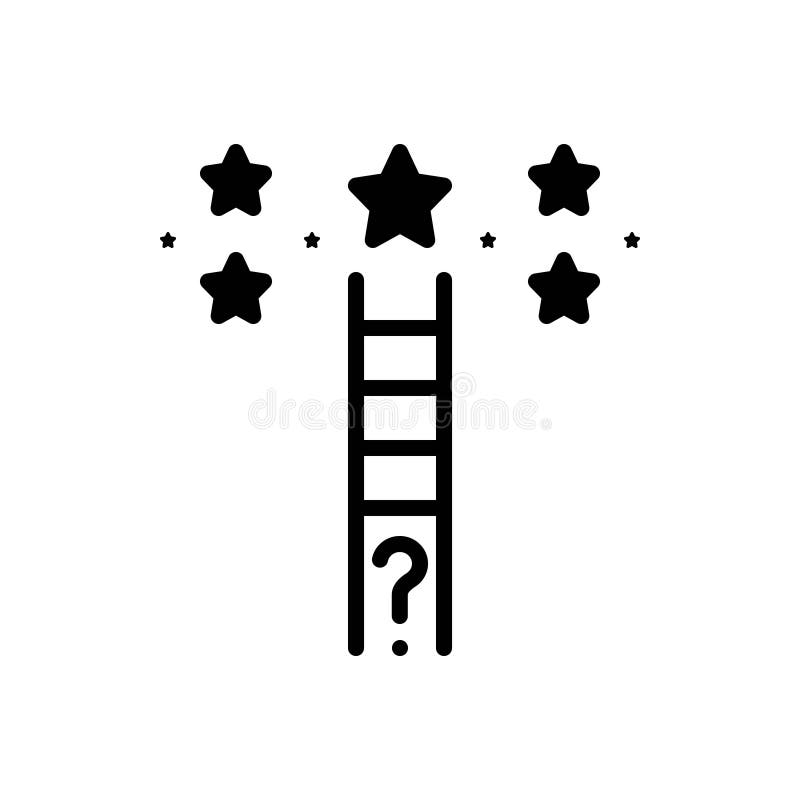 Black Solid Icon for Intend, Success and Have in Mind Stock Vector ...