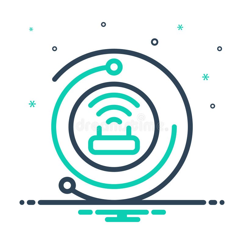 Mix Icon for Internet, Access and Connection Stock Vector ...