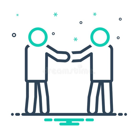 Mix Icon for Introduce, Human and Familiarize Stock Vector ...