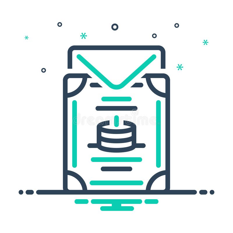 Mix Icon for Invitation, Invite and Card Stock Vector - Illustration of ...