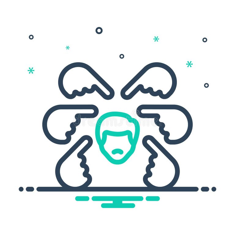 Mix Icon for Judgement, Mistake and Indicate Stock Vector ...