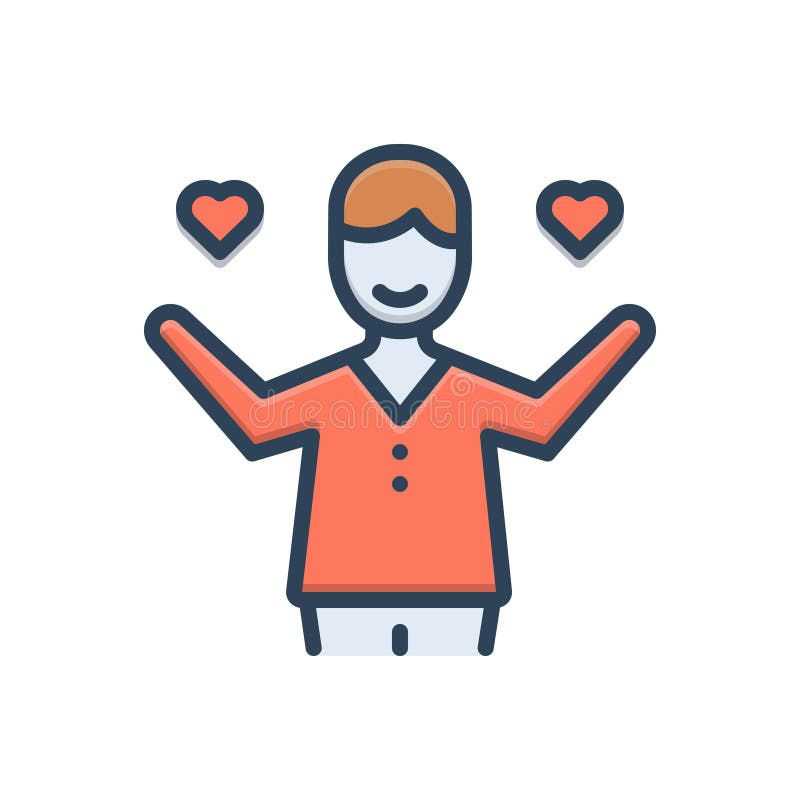 Color Illustration Icon for Keen, Desirous and Eager Stock Vector ...