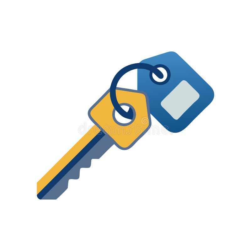 Icon of Key for Property Management Stock Photo - Illustration of ...
