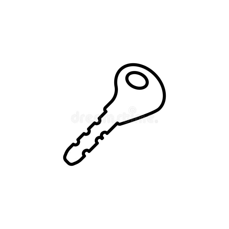 Icon. Key stock illustration. Illustration of sign, closed - 110820388
