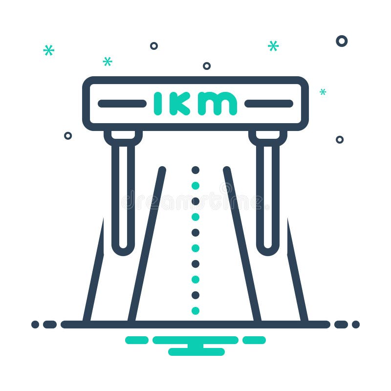 Kilometers Distance Stock Illustrations – 343 Kilometers Distance Stock ...