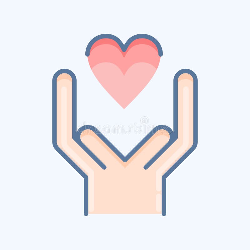 Icon Kind. Related To Volunteering Symbol. Doodle Style. Help and ...