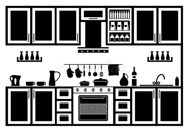 Kitchen Counter Icon Stock Illustrations – 2,642 Kitchen Counter Icon ...