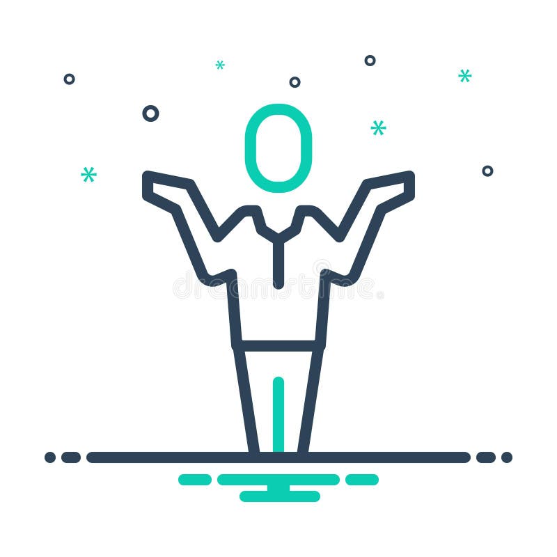 Mix Icon for Knowing, Brilliant and Expression Stock Illustration ...