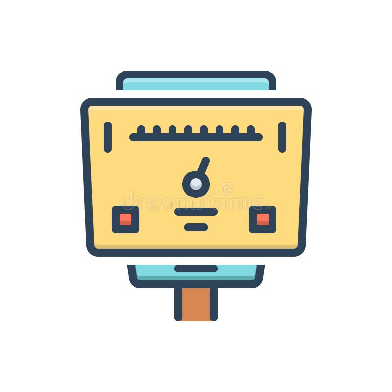 Color Illustration Icon for Kw, Weight and Scale Stock Vector ...