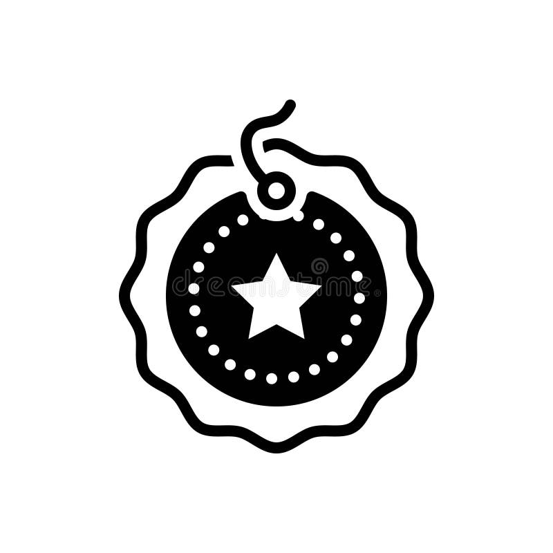 Black Solid Icon for Label, Tag and Ticket Stock Vector - Illustration ...