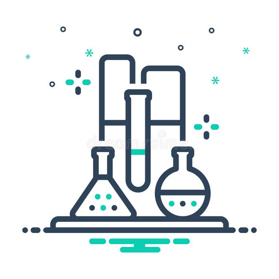 Mix Icon for Laboratory, Workshop and Medical Stock Vector ...