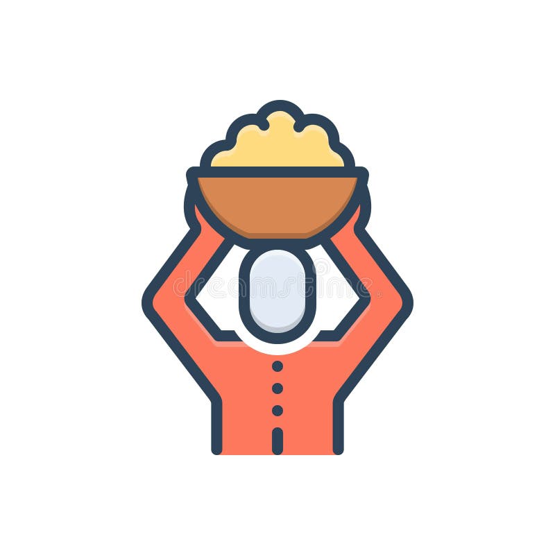 Color Illustration Icon for Labour, Worker and Poor Stock Vector ...