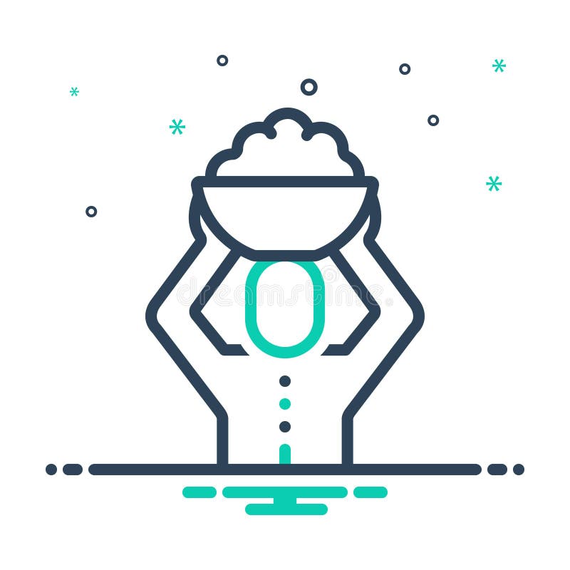 Mix Icon for Labour, Worker and Poor Stock Illustration - Illustration ...