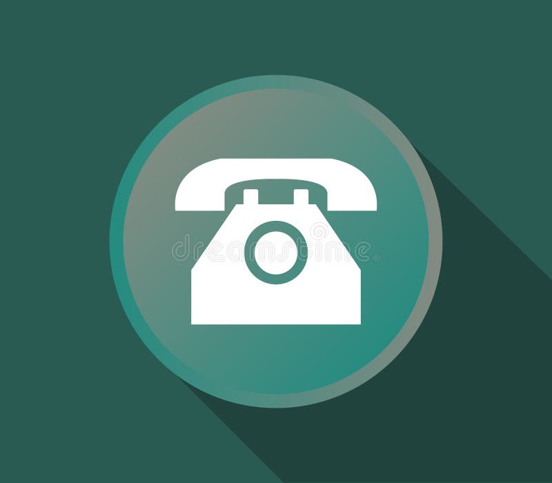 Icon landline phone stock illustration. Illustration of connection ...