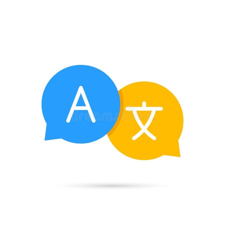 Icon Language Translation. Chat Bubbles Translation. Communication ...