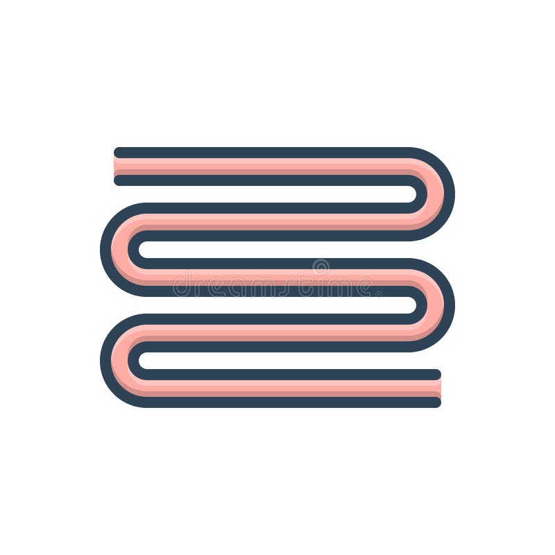 Color Illustration Icon for Lap, Laps and Strand Stock Illustration ...