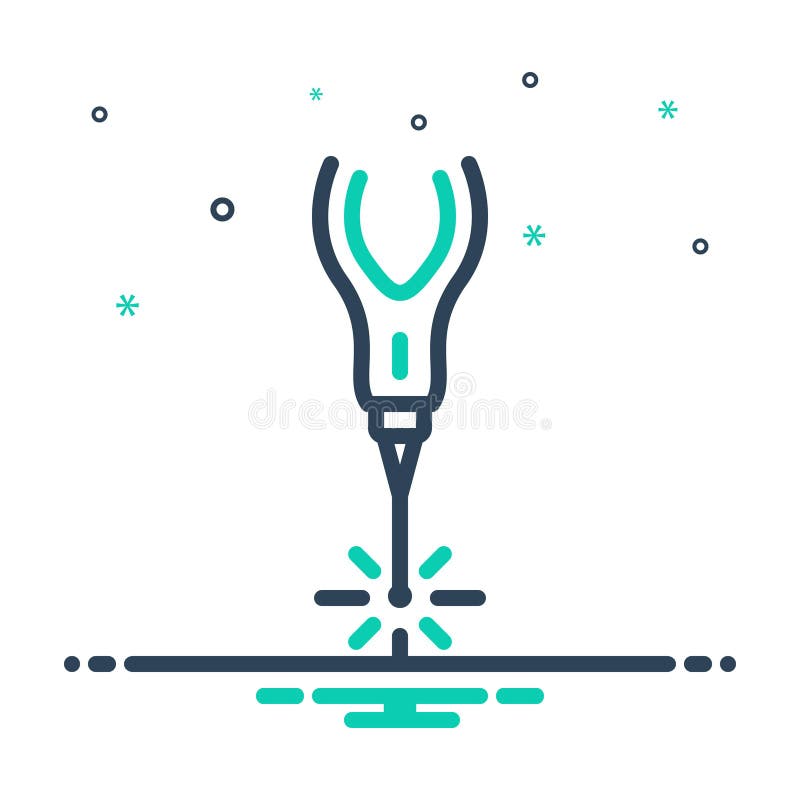Laser Cnc Machine Icon Cartoon Vector. Industry Factory Stock Vector ...