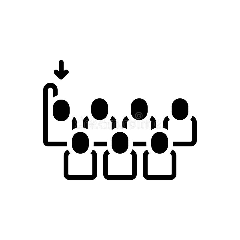 Black Solid Icon for Last, Final and at First Stock Vector ...