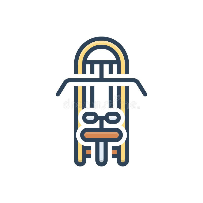 Color Illustration Icon for Lat, Fitness and Exercise Stock ...