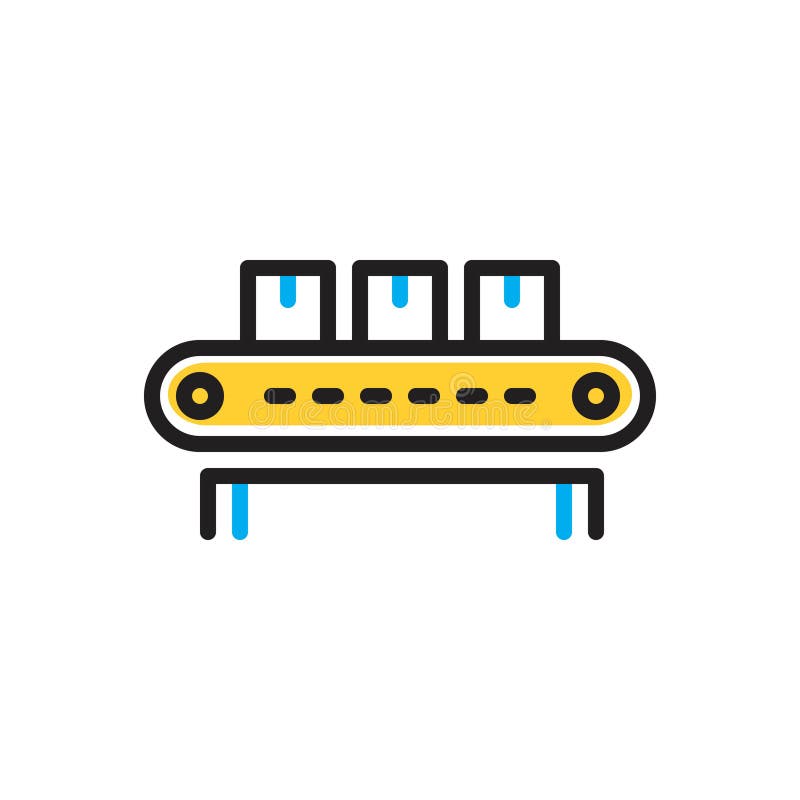 Multi Color Icon for Lean, Systematic and Creativity Stock Illustration ...