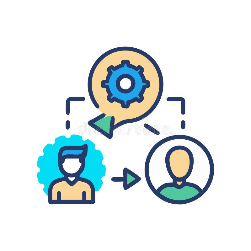 Icon for Learning Facilitation Stock Vector - Illustration of symbol ...