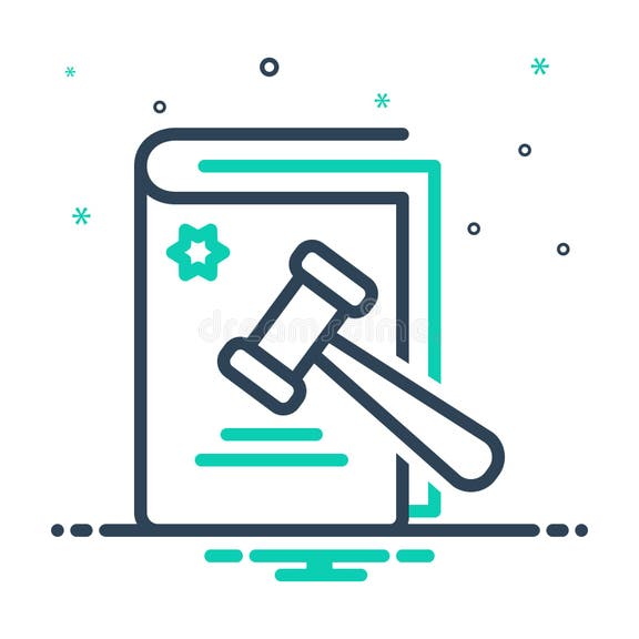 Mix Icon for Legitimate, Legalized and Licit Stock Vector ...