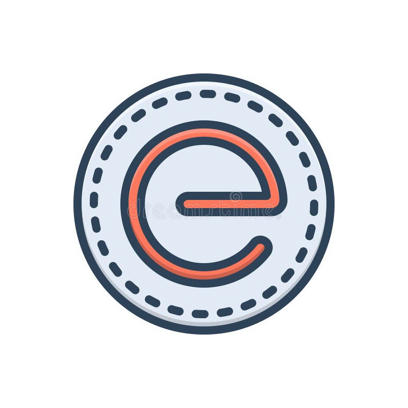 Color Illustration Icon for Letter, Alphabet and Font Stock Vector ...