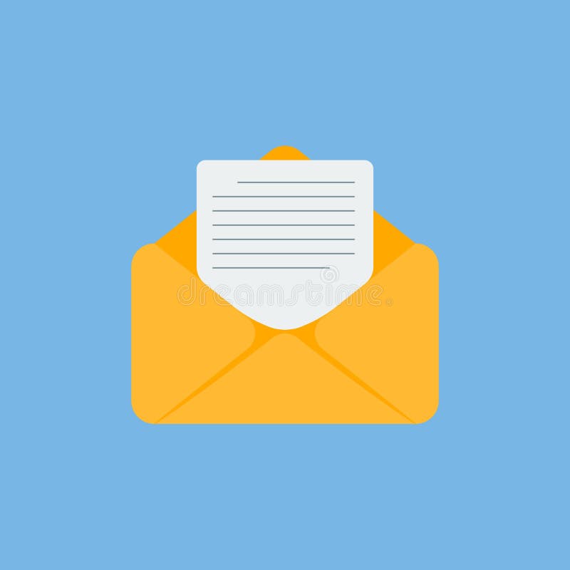 The Icon of the Letter. the Electronic Letter. the Electronic Message ...