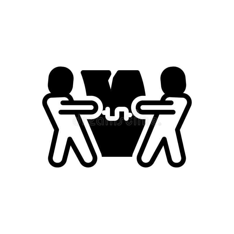 Black Solid Icon for Liberal, Tolerant and Lenient Stock Vector ...