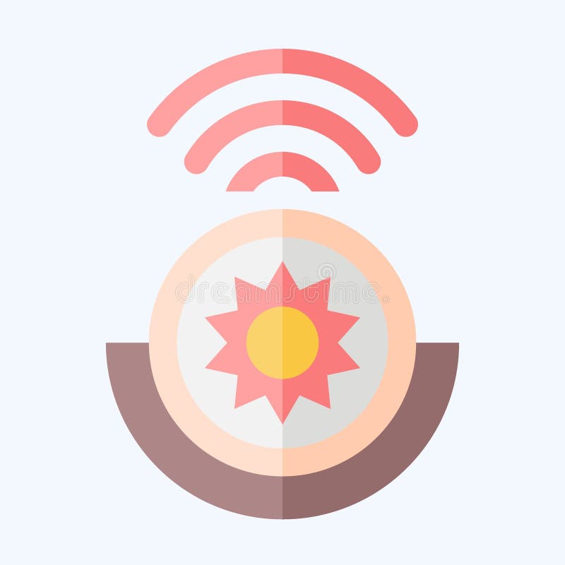 Icon Light Detection Sensor. Related To Smart Home Symbol. Flat Style ...