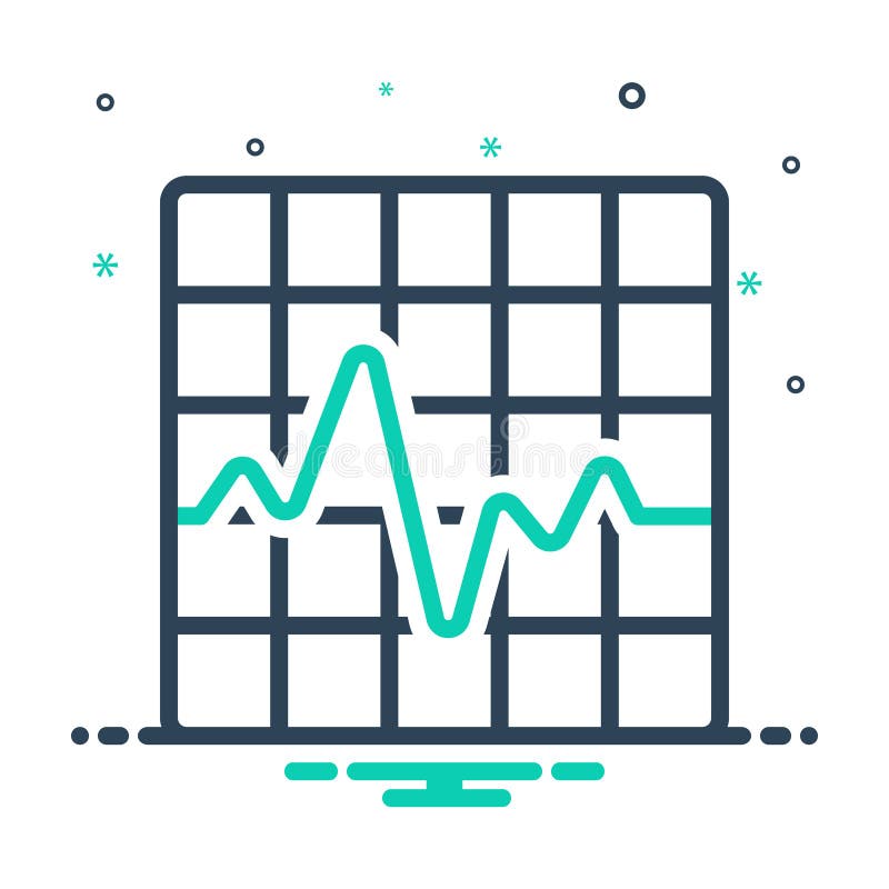 Mix Icon for Line Graph, Economy and Marketing Stock Vector ...