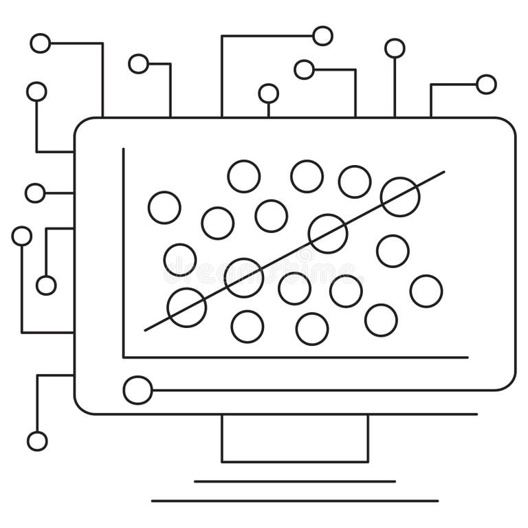 Icon of Linear Regression in Artificial Intelligence and Machine ...