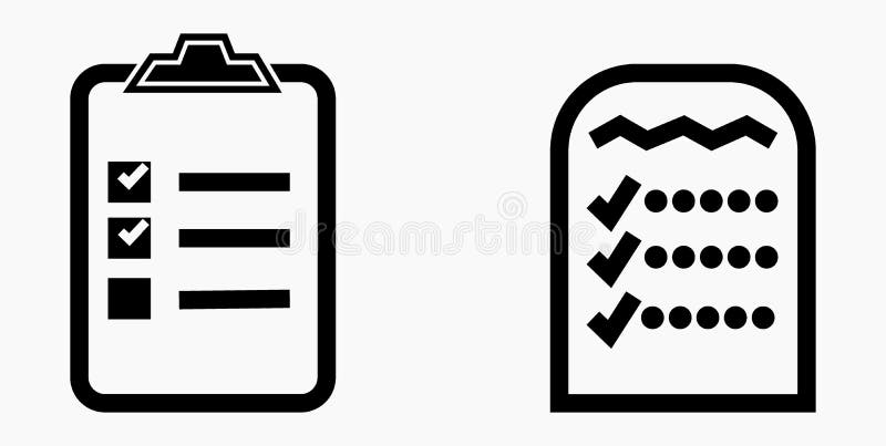 Icon List or Roster, Schedule, Register Stock Vector - Illustration of ...