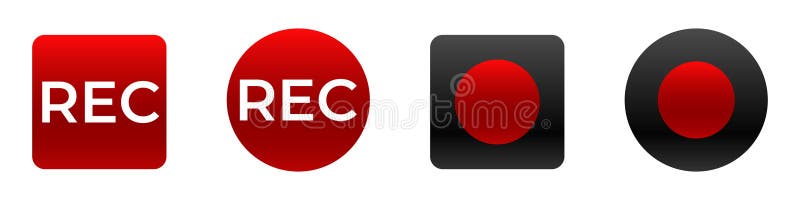 Icon for Live Rec . Record Video with this Rec Icon. Stock Vector ...